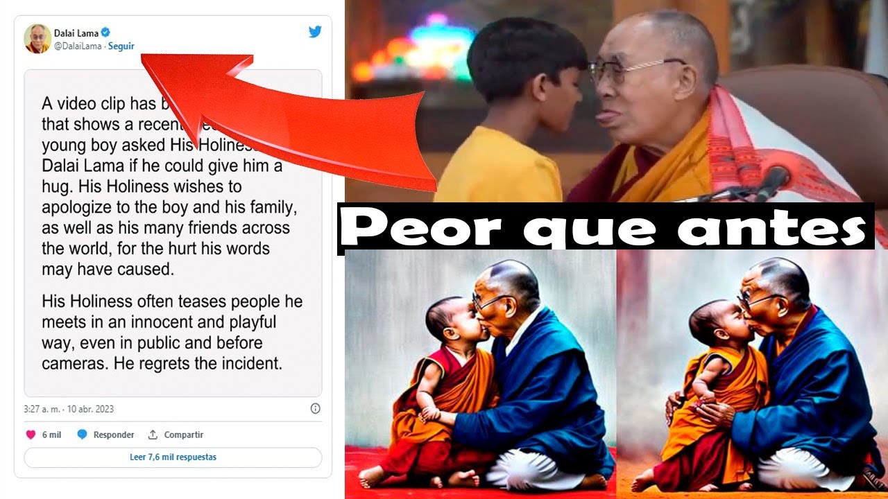LA EXPLICACION del "Dalai Lama" por Besar a un Niño en la Boca.... 04 ...